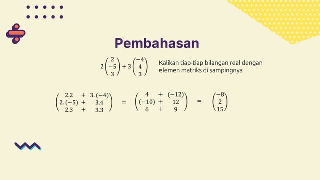 Perkalian Matriks | PPTX