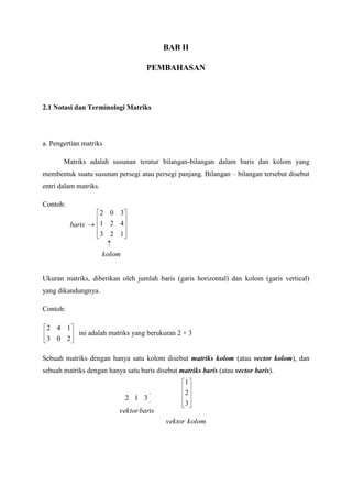 Kelompok 3 (matriks) | DOCX