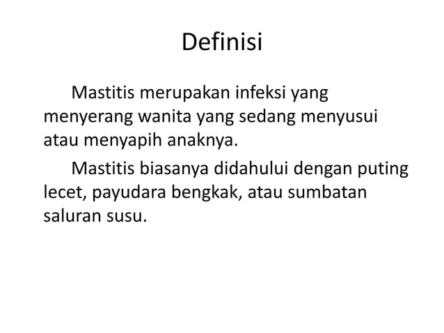 MASTITIS | PPTX