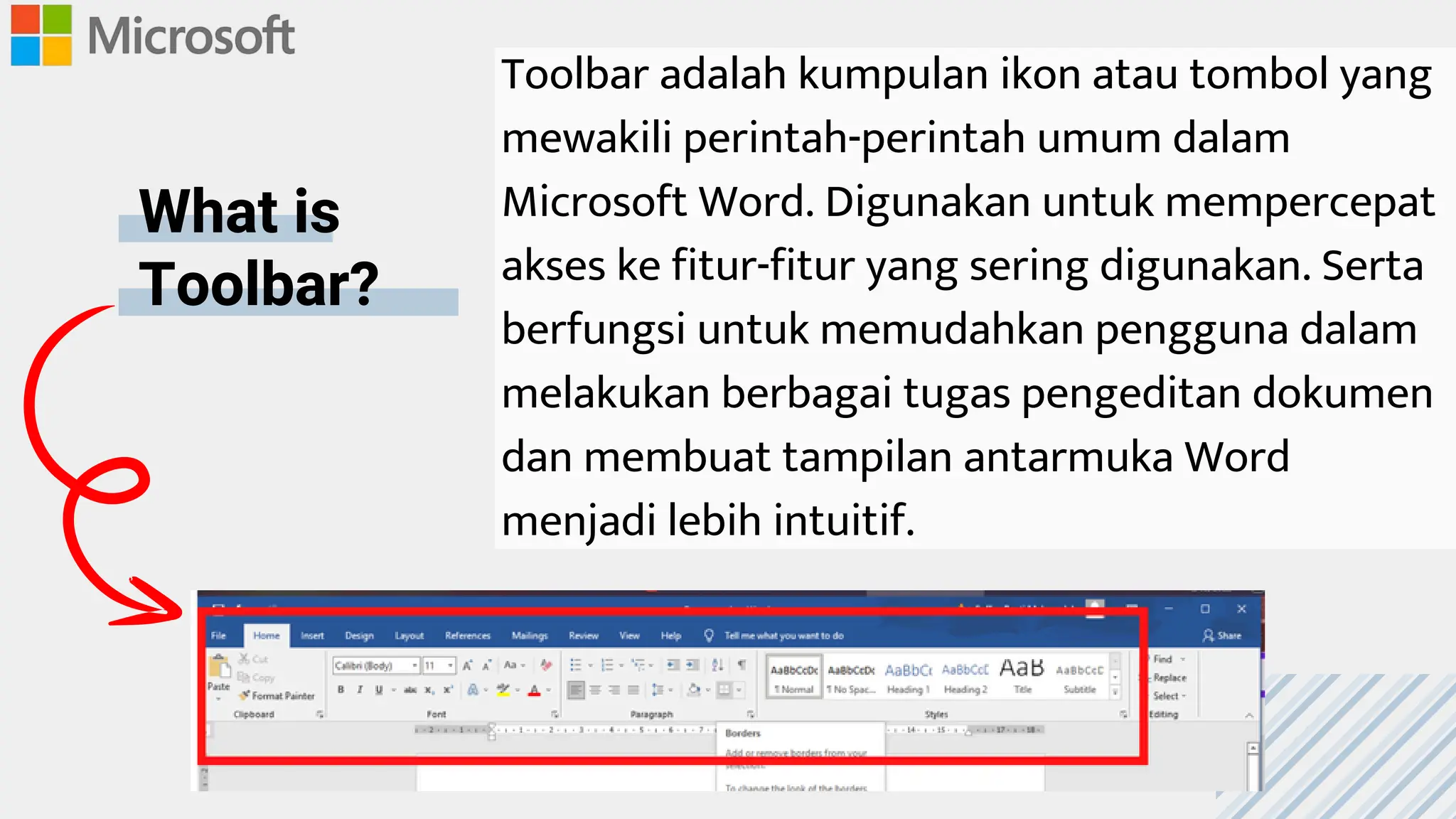 Pengertian dan Fungsi Toolbar Pada M.s Word | PDF