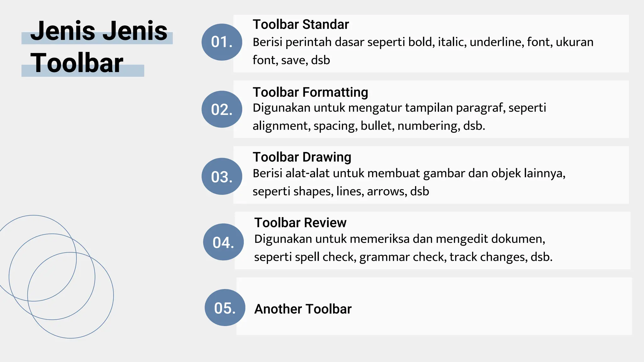 Pengertian dan Fungsi Toolbar Pada M.s Word | PDF