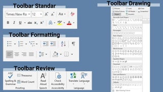 Pengertian dan Fungsi Toolbar Pada M.s Word | PDF