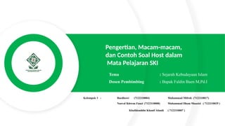 KELOMPOK 3 Pengertian macam macam dan contoh soal Host.pptx