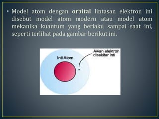 Perkembangan Model Atom | PPTX