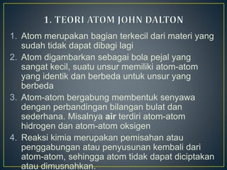 Perkembangan Model Atom | PPTX