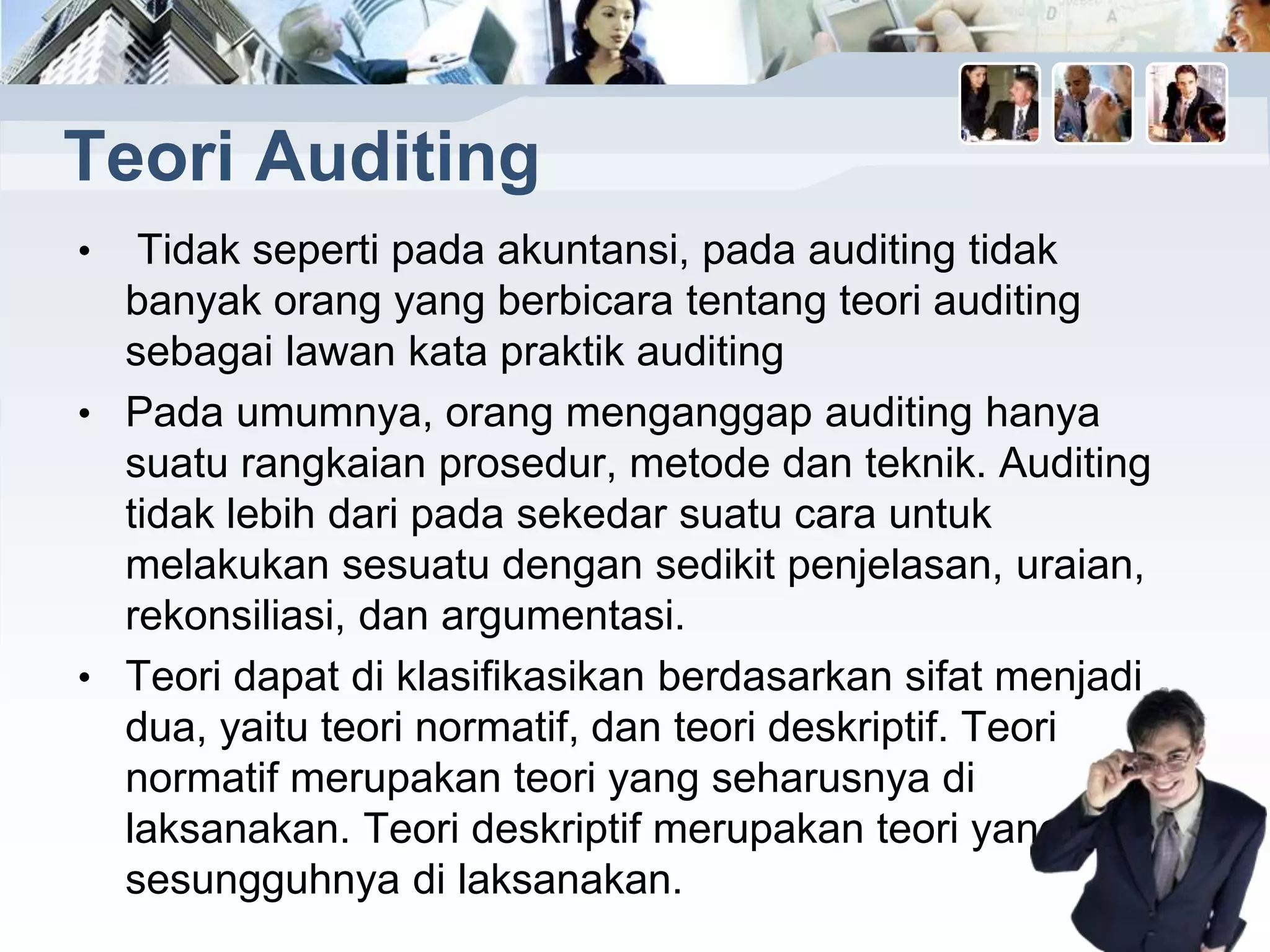 Konsep dasar dan standar audit | PPTX