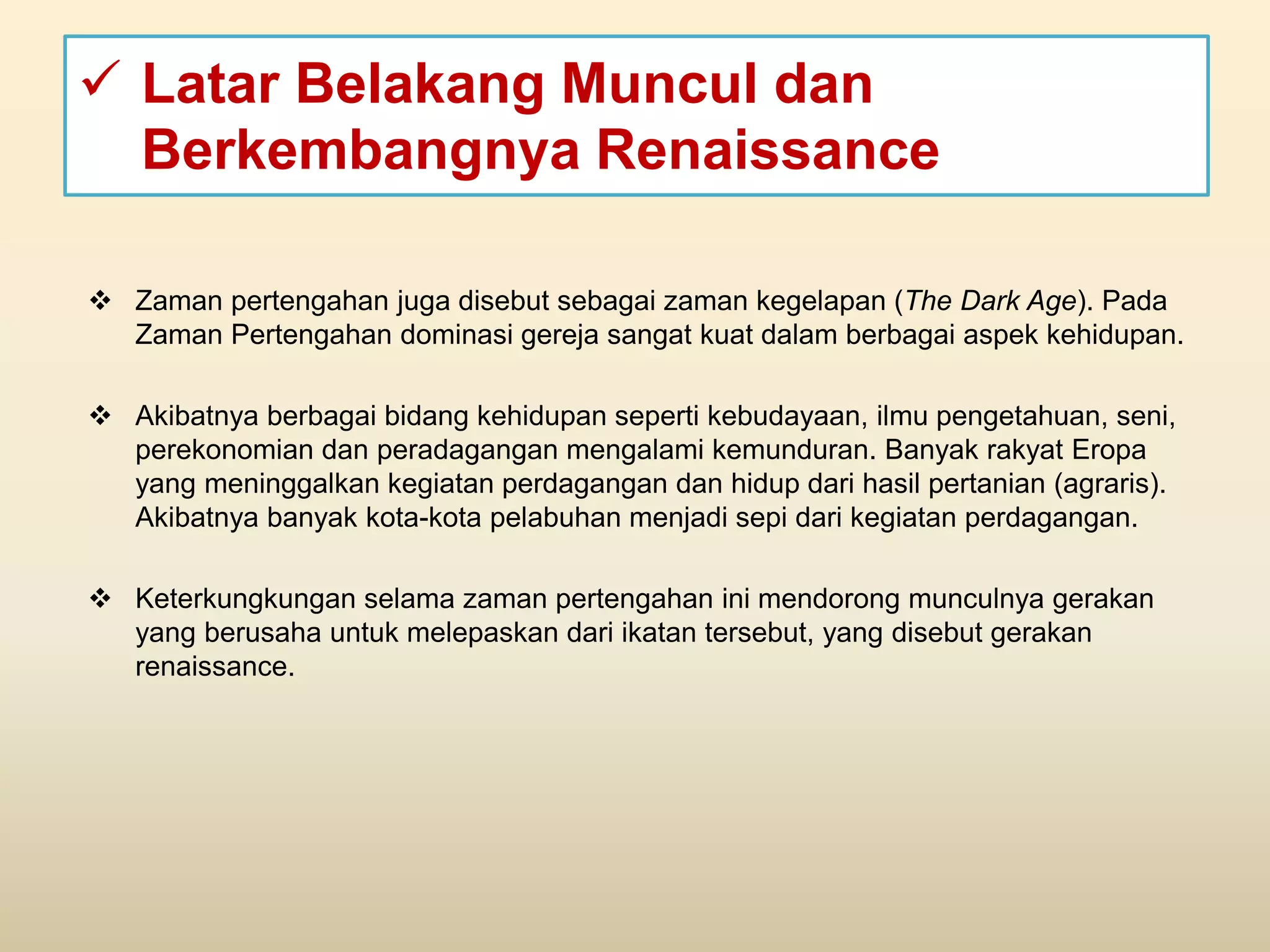 Kelompok 3 renaisance dan merkantilisme | PPTX