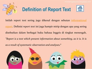 Report Text | PPTX