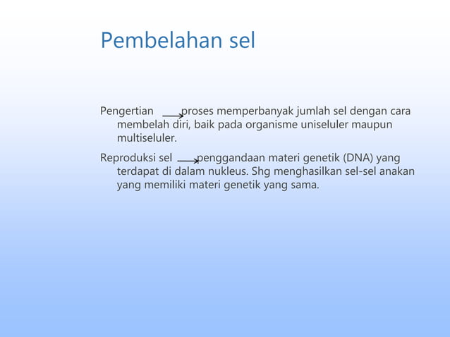 Anatomi Tumbuhan - Reproduksi Sel | PPTX