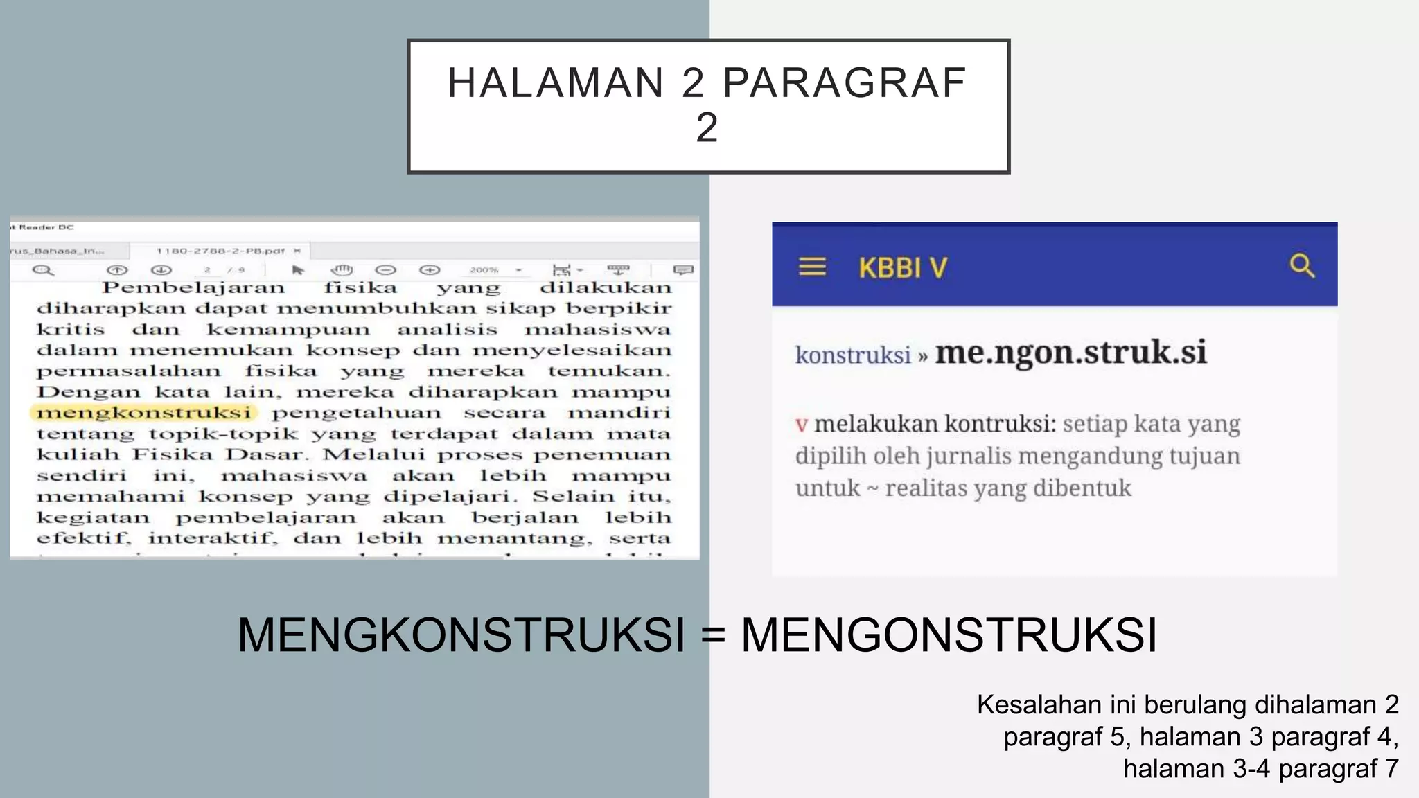 CONTOH ANALISIS PARAGRAF PADA JURNAL 'PENGEMBANGAN HANDOUT FISIKA DASAR ...