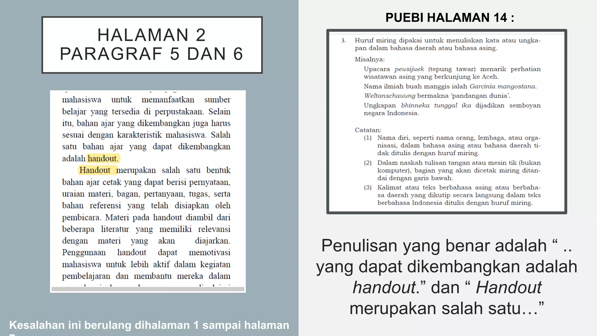 CONTOH ANALISIS PARAGRAF PADA JURNAL 'PENGEMBANGAN HANDOUT FISIKA DASAR ...