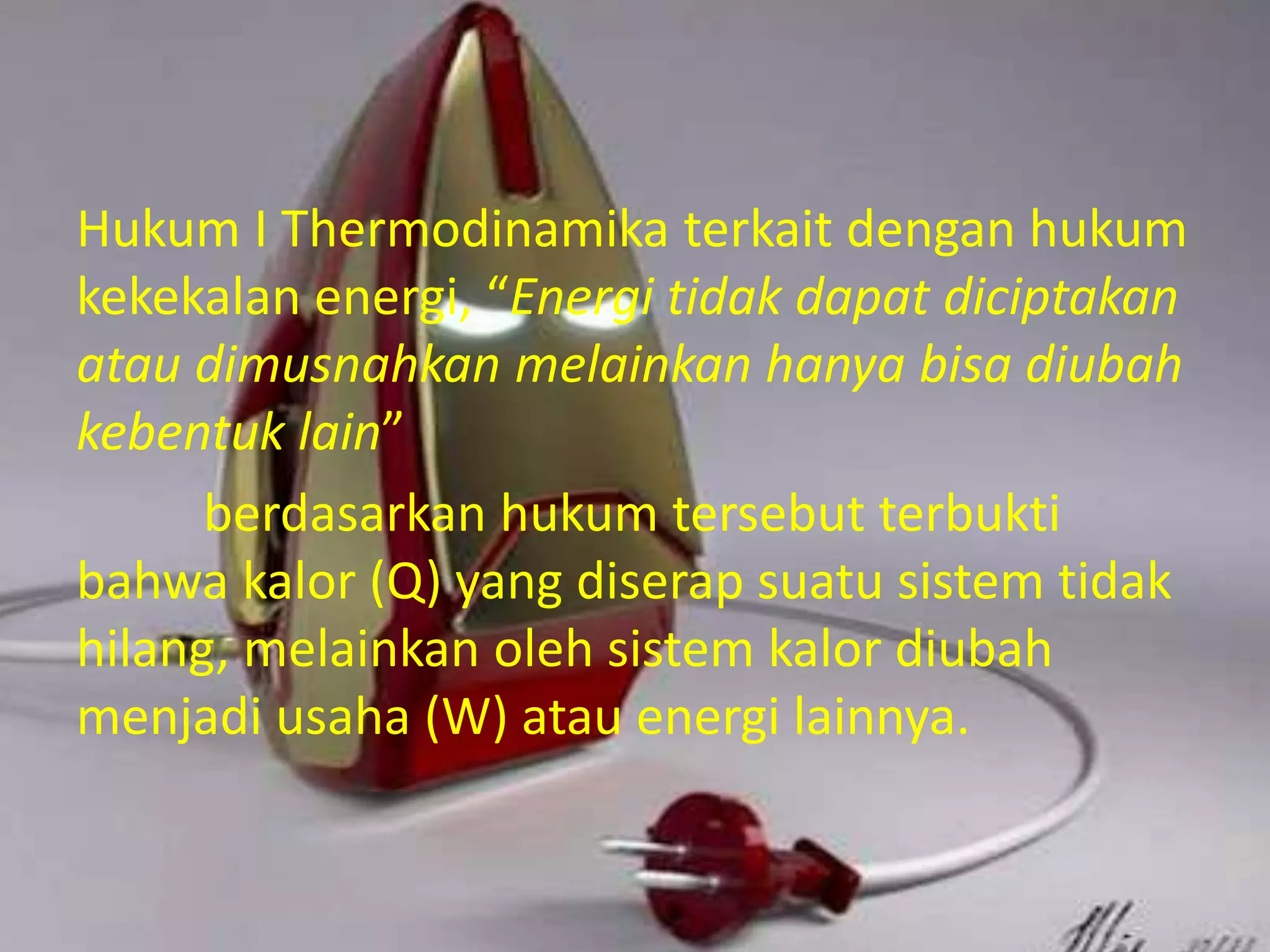 HUKUM TERMODINAMIKA 1,2,3 | PPTX
