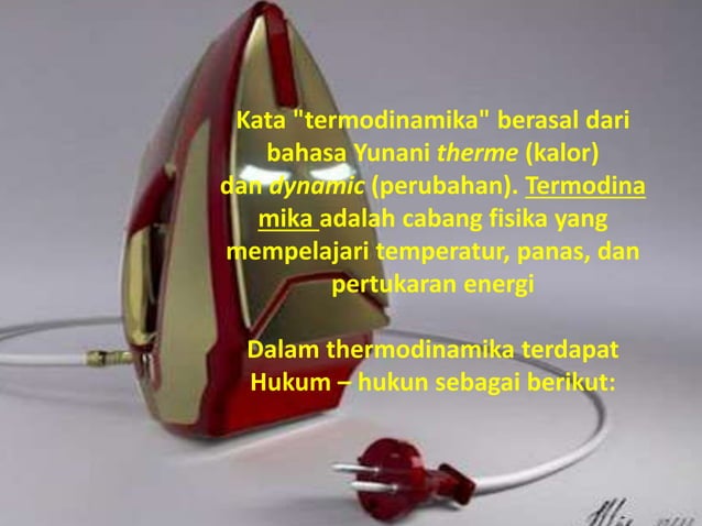 HUKUM TERMODINAMIKA 1,2,3 | PPTX