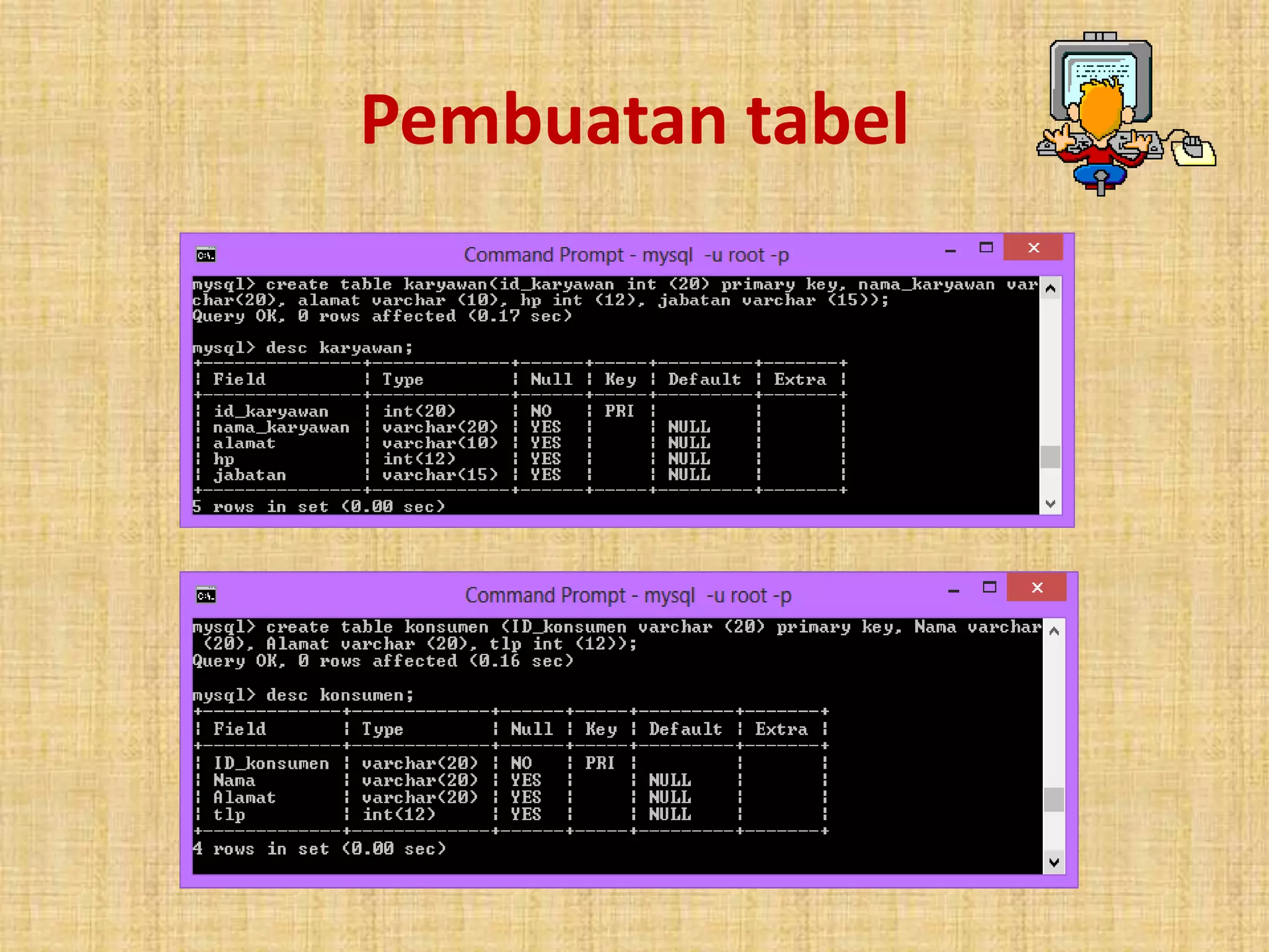 basis data rental mobil | PPTX
