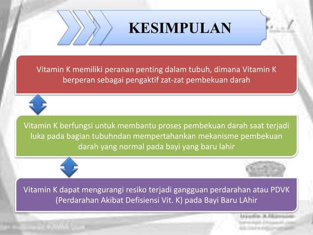 Vitamin K untuk BBL | PPTX