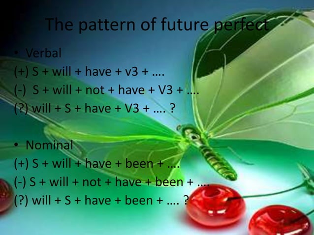 FUTURE PERFECT dan Contoh soal Future Perfect | PPT