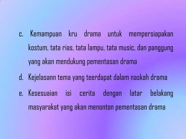 ppt pementasan drama | PPTX