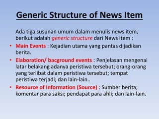 Conditional Sentences, Subjunctive, News Item | PPT