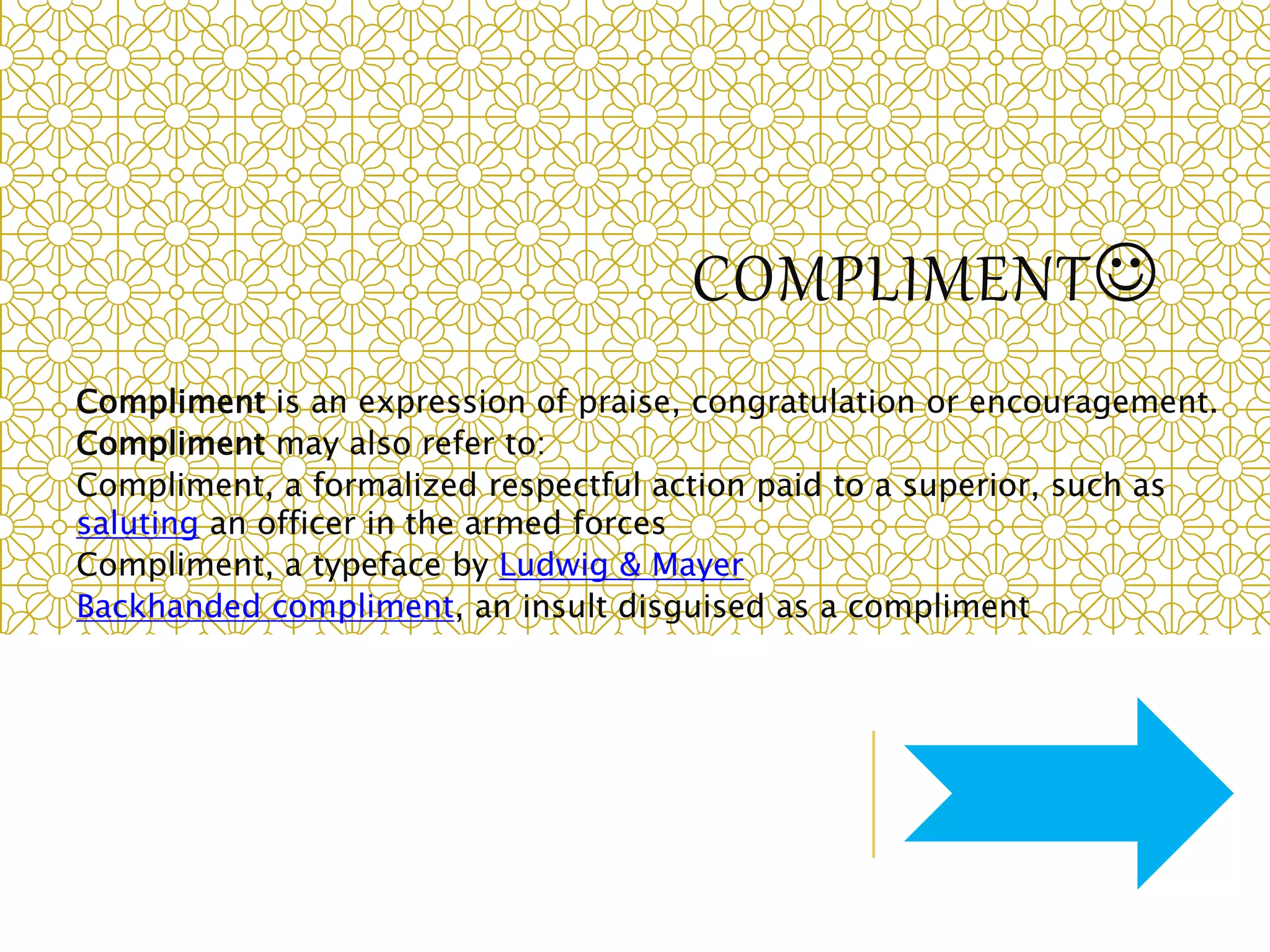 Compliment | PPTX