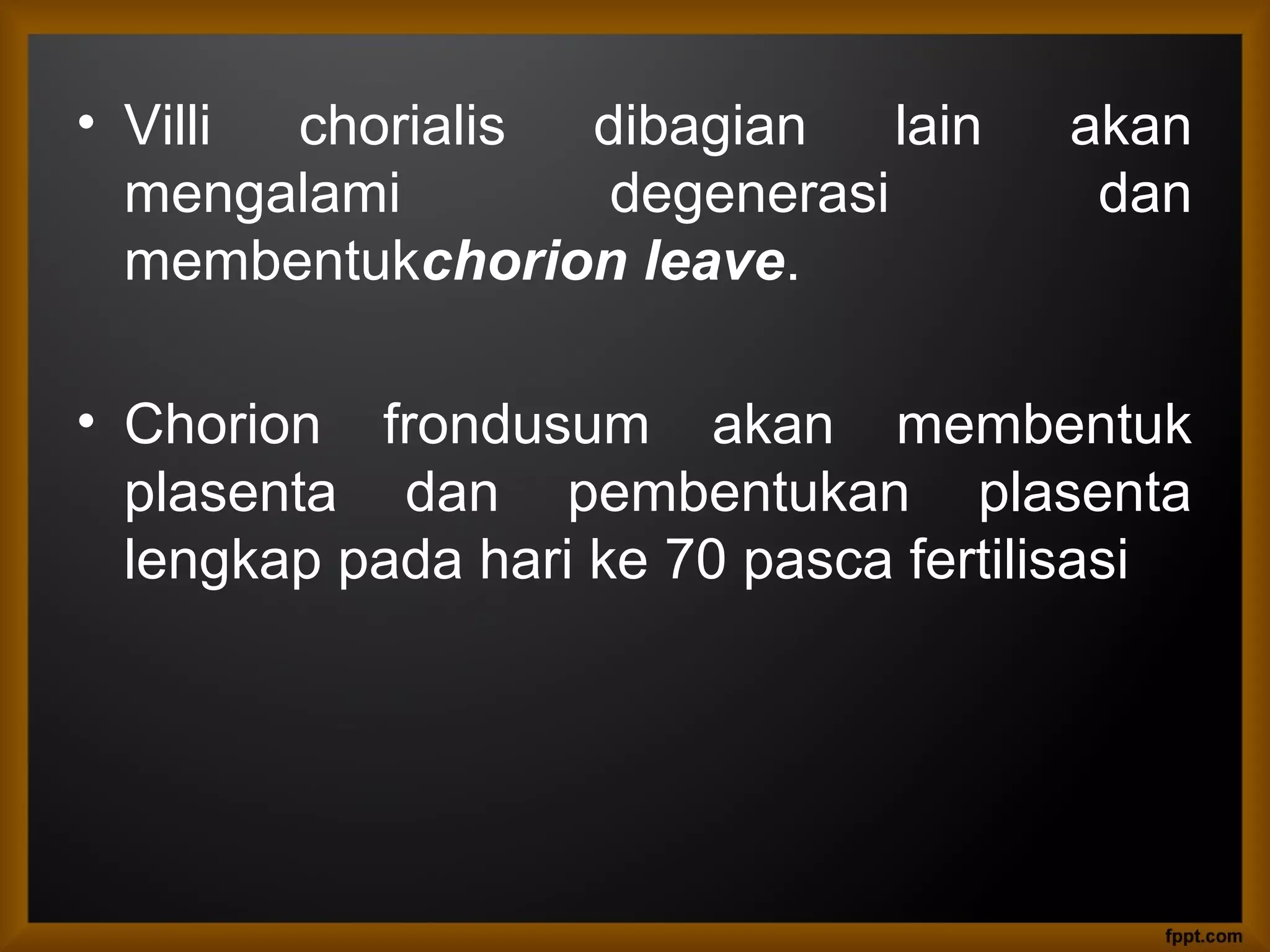REVIEW PROSES KEHAMILAN | PPT