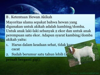 Akikah dan Kurban | PPTX