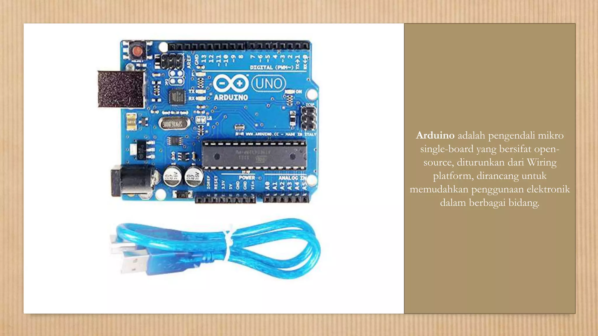 Mengukur Ketinggian dan suhu Pada akuarium Berbasis Arduino | PPT