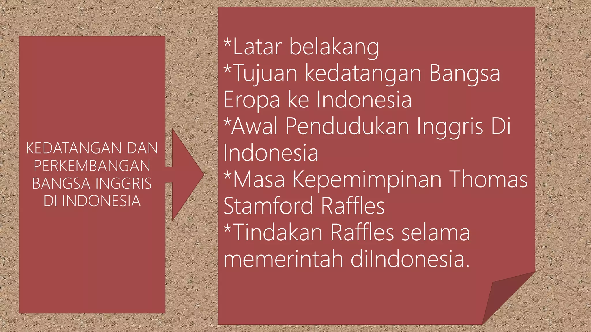Kedatangan dan Perkembangan Bangsa Inggris di Indonesia | PPTX