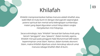 Konsep Khilafah dan Amanah Dalam Pra-produksi | PPTX
