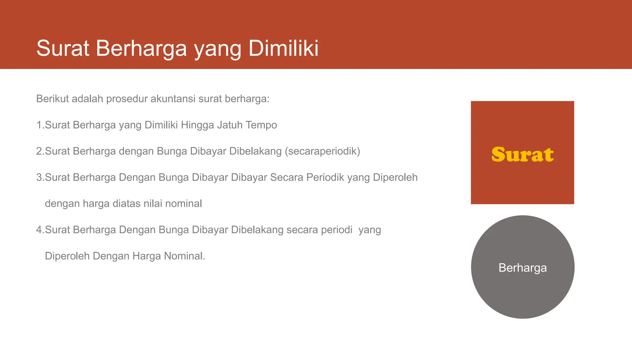 Akuntansi perbankan surat berharga prodi akuntansi | PPTX