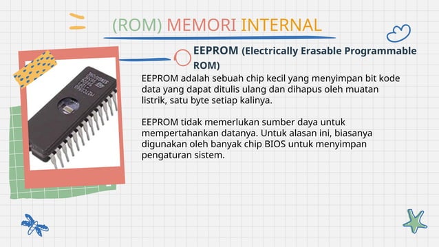 MEMORI INTERNAL DAN MEMORI EKSTERNAL PADA KOMPUTER | PPTX