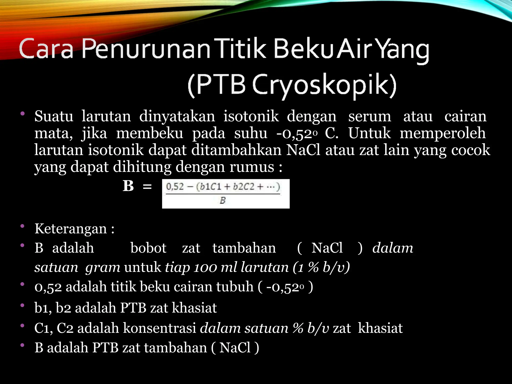 Perhitungan Sediaan Steril, Tonisitas, dan Osmolaritas.pptx