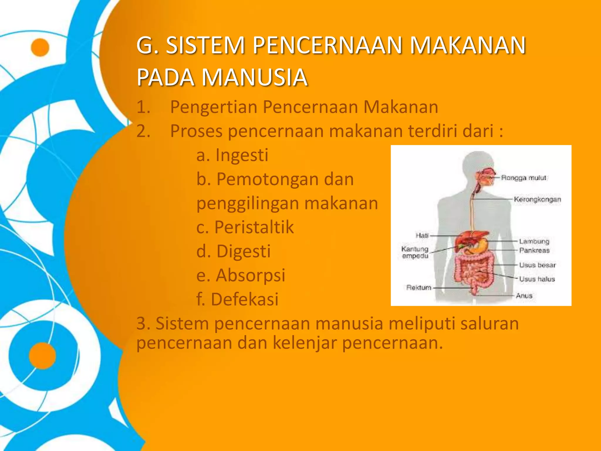 Biologi "Makanan dan Sistem Pencernaan" | PPTX