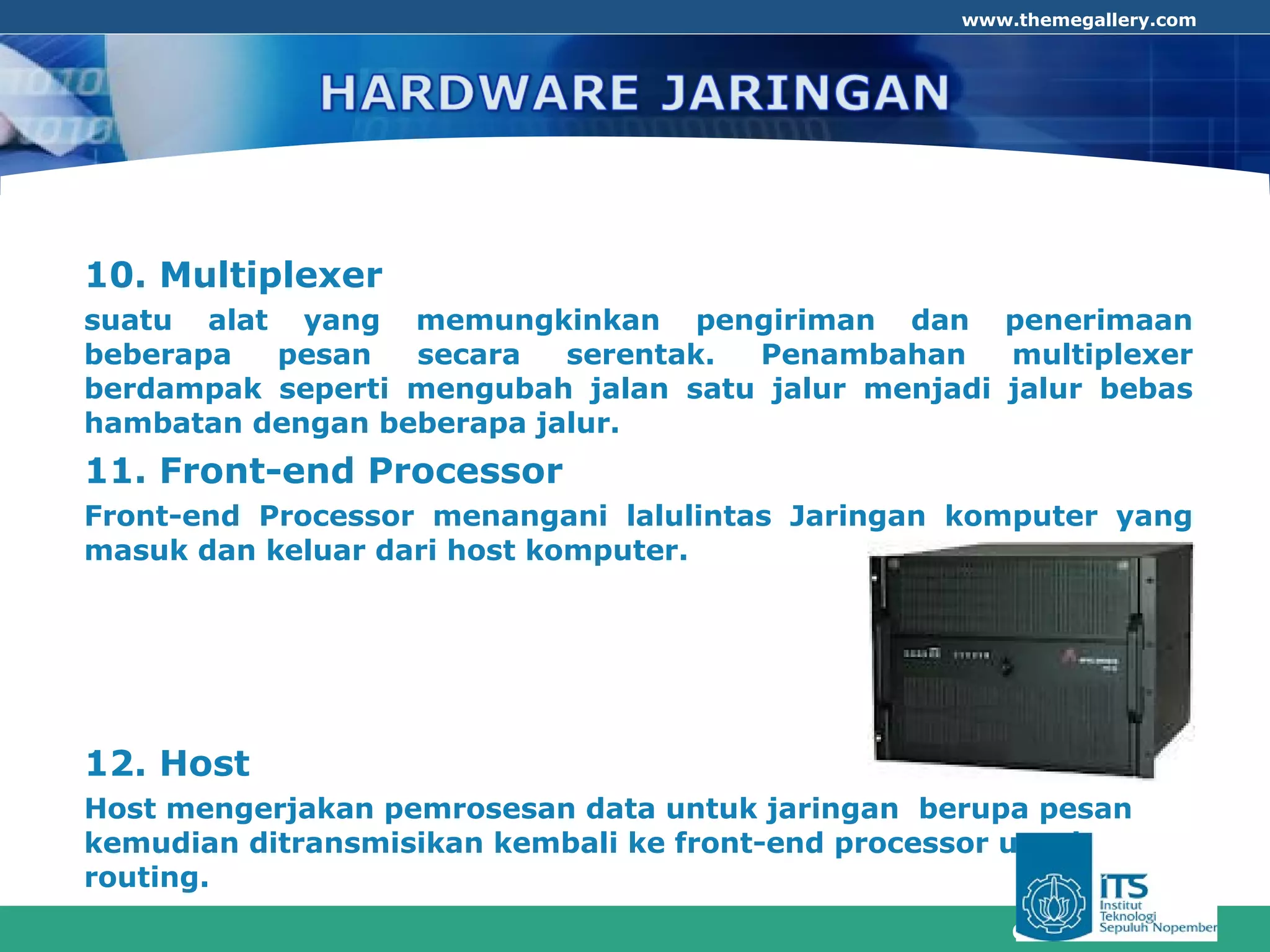 Kelompok 4 hardware jaringan,topologi jaringan dan implentasinya | PPT