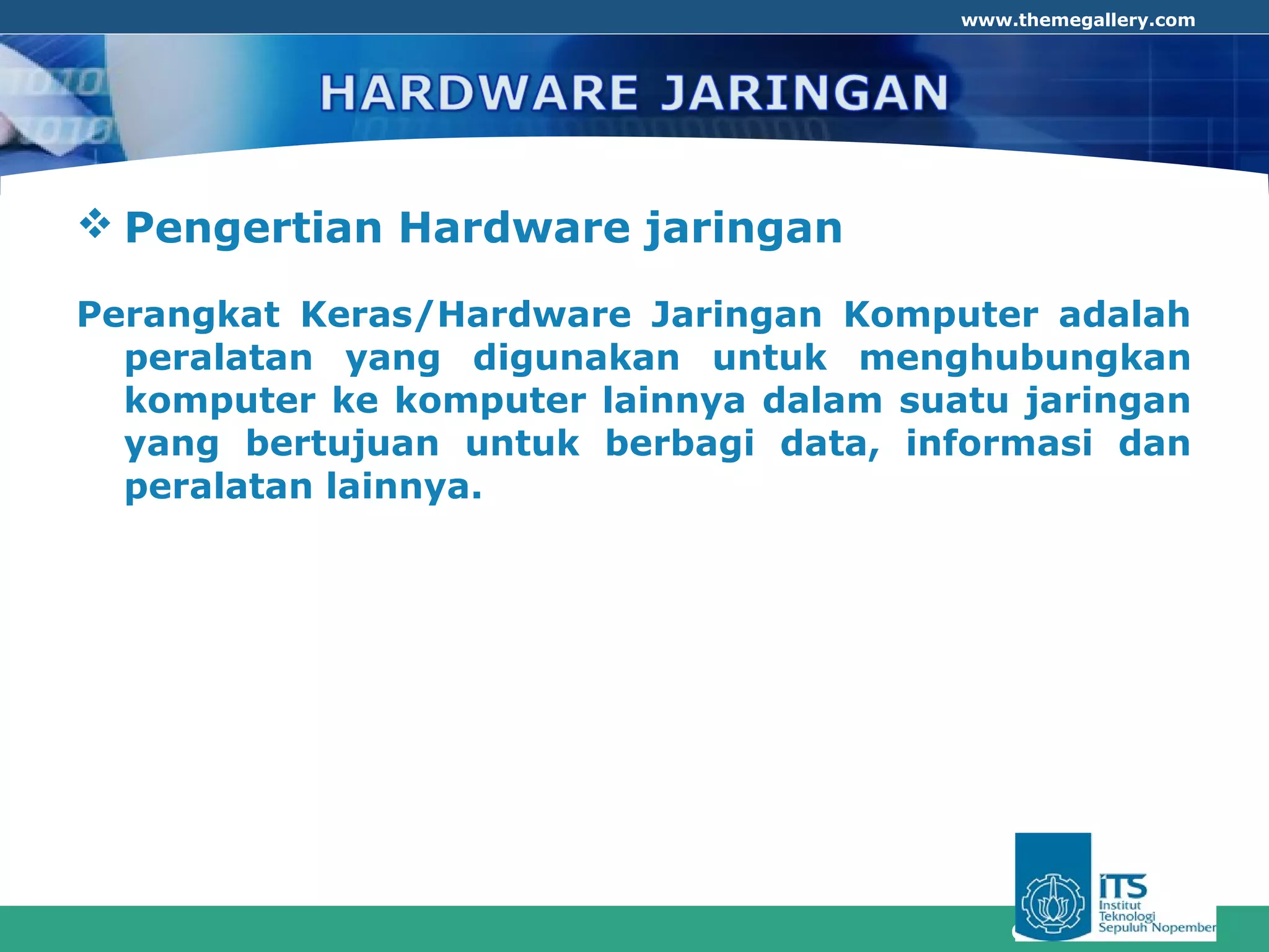 Kelompok 4 hardware jaringan,topologi jaringan dan implentasinya | PPT