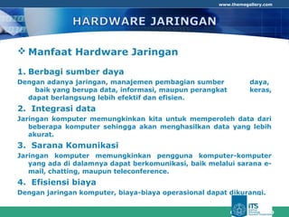 Kelompok 4 hardware jaringan,topologi jaringan dan implentasinya | PPT