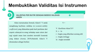 KELOMPOK 4 - MEMBUKTIKAN BERBAGAI JENIS VALIDITAS.pptx