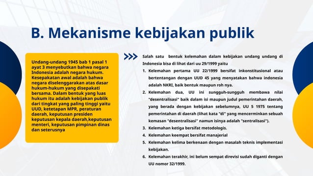 MAKNA KEBIJAKAN PUBLIK, ARTI PENTING KEBIJAKAN PUBLIK, DAN PERBANDINGAN ...