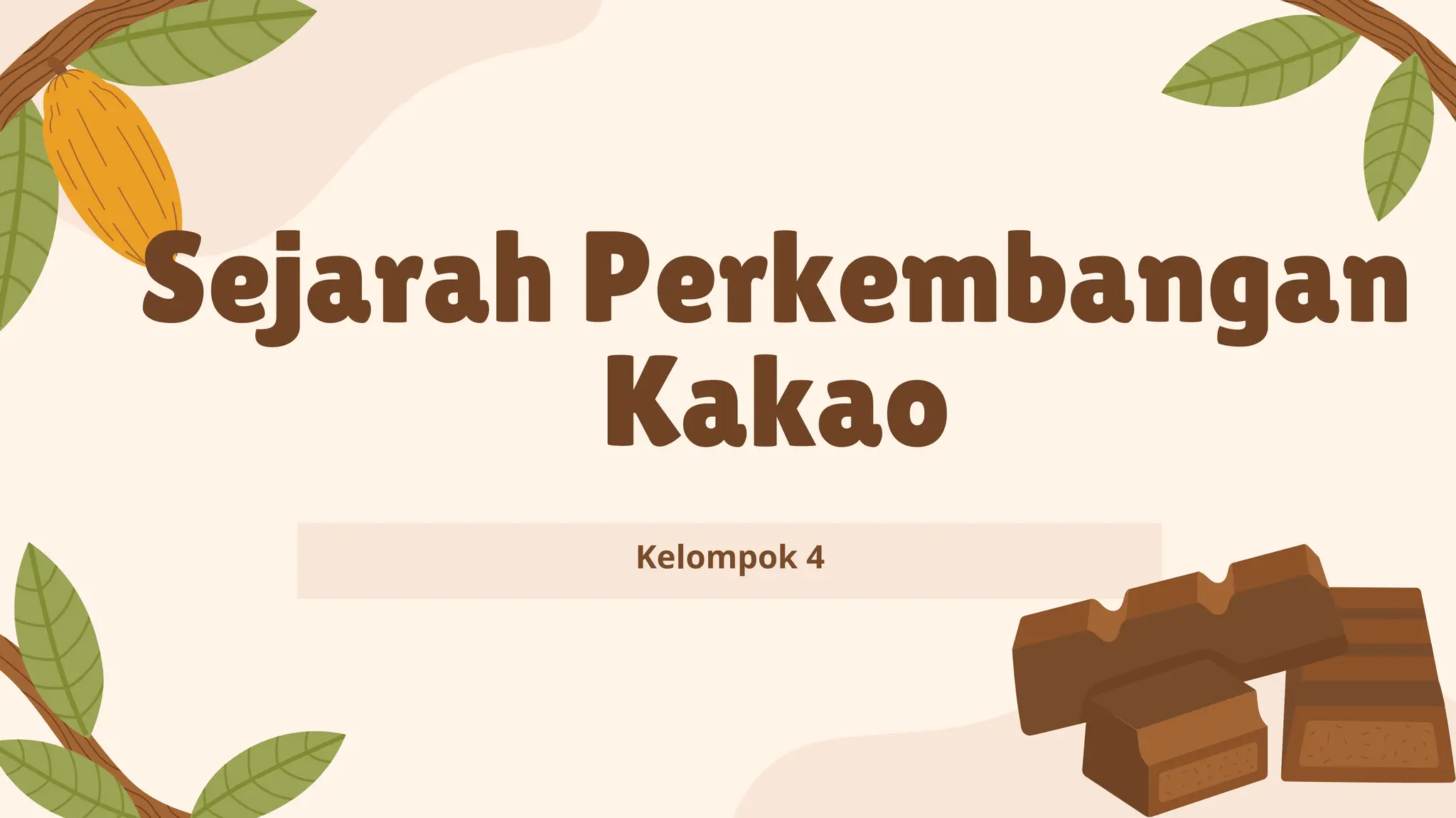 Kelompok 4 - ppt sejarah kakao di wakanda.pptx