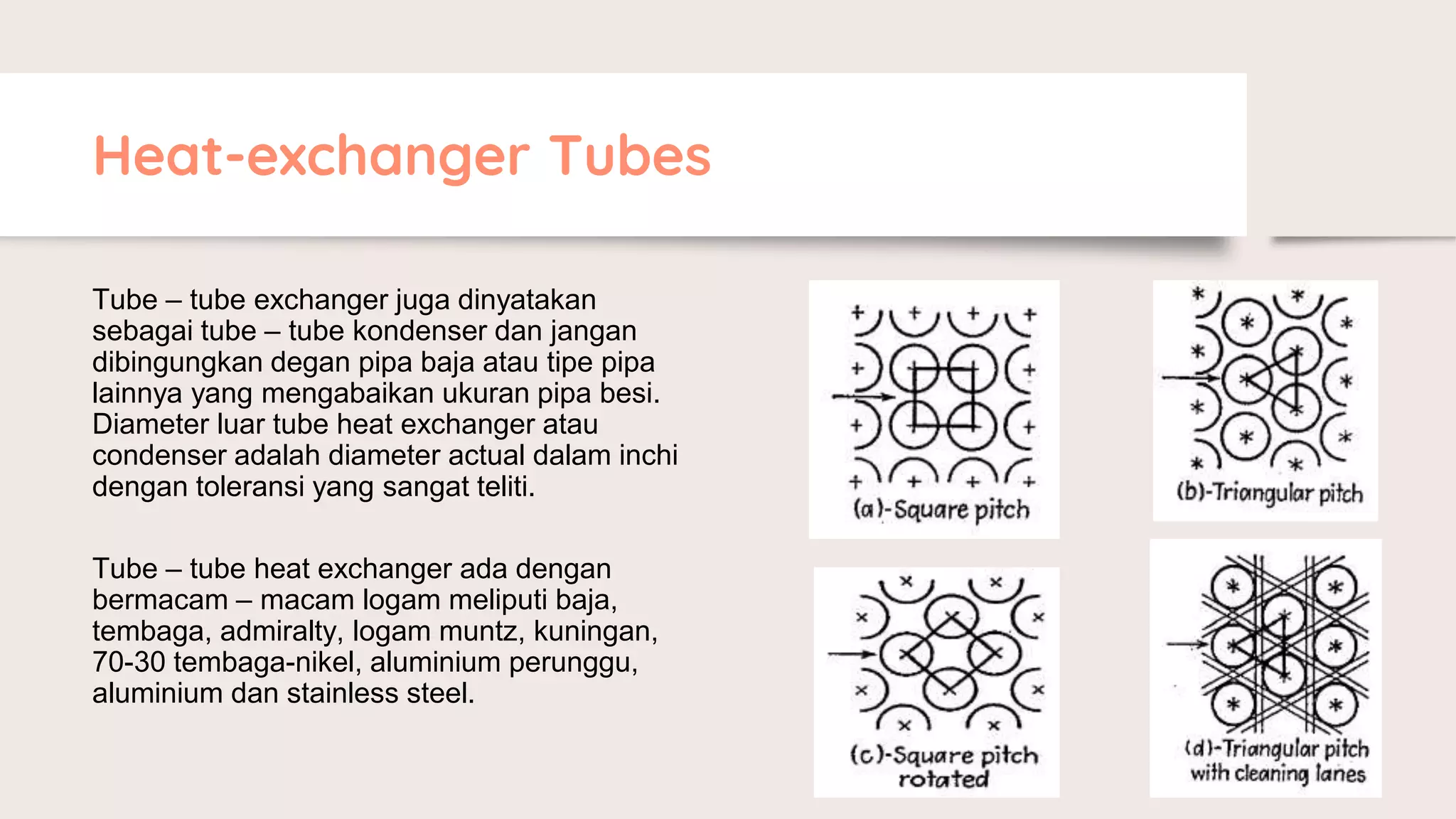 Shell and Tube Exchanger - Perancangan Alat Penukar Kalor | PPTX