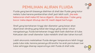 Shell and Tube Exchanger - Perancangan Alat Penukar Kalor | PPTX