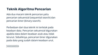 Algoritma Pencarian Sekuensial dan Binary.pptx