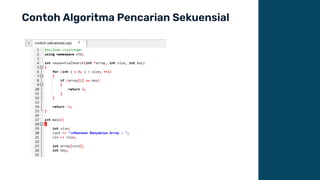 Algoritma Pencarian Sekuensial dan Binary.pptx