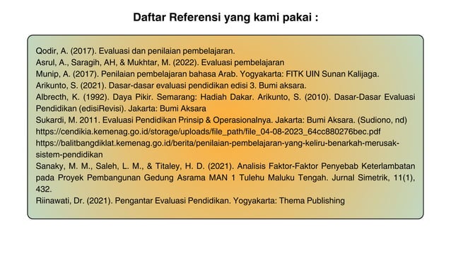 KELOMPOK 4A_PENILAIAN, PENGUKURAN, EVALUASI | PPT