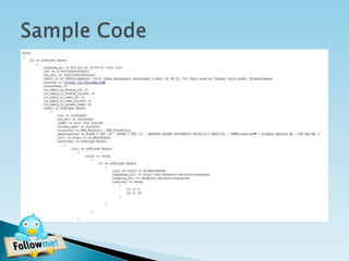 Tutorial Contoh Penggunaan API Twitter | PPT