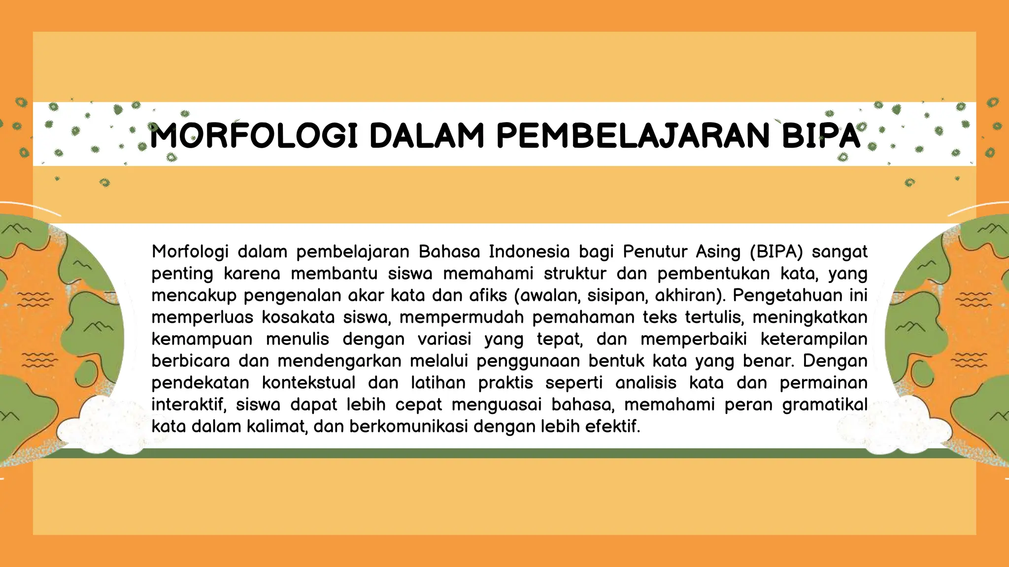 KELOMPOK 4 BIPA, Morfologi dalam BIPA (1).pptx
