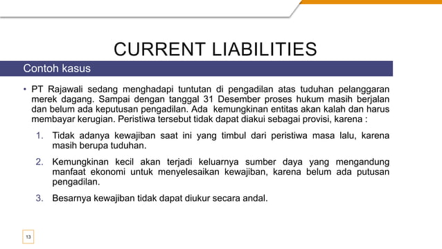 Kelompok 4_Current Liabilities,Provision and Contingency_1 | PPTX