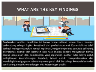 kelompok 4_How Auditors Legitimize Commercialism A Micro-Discursive.pptx