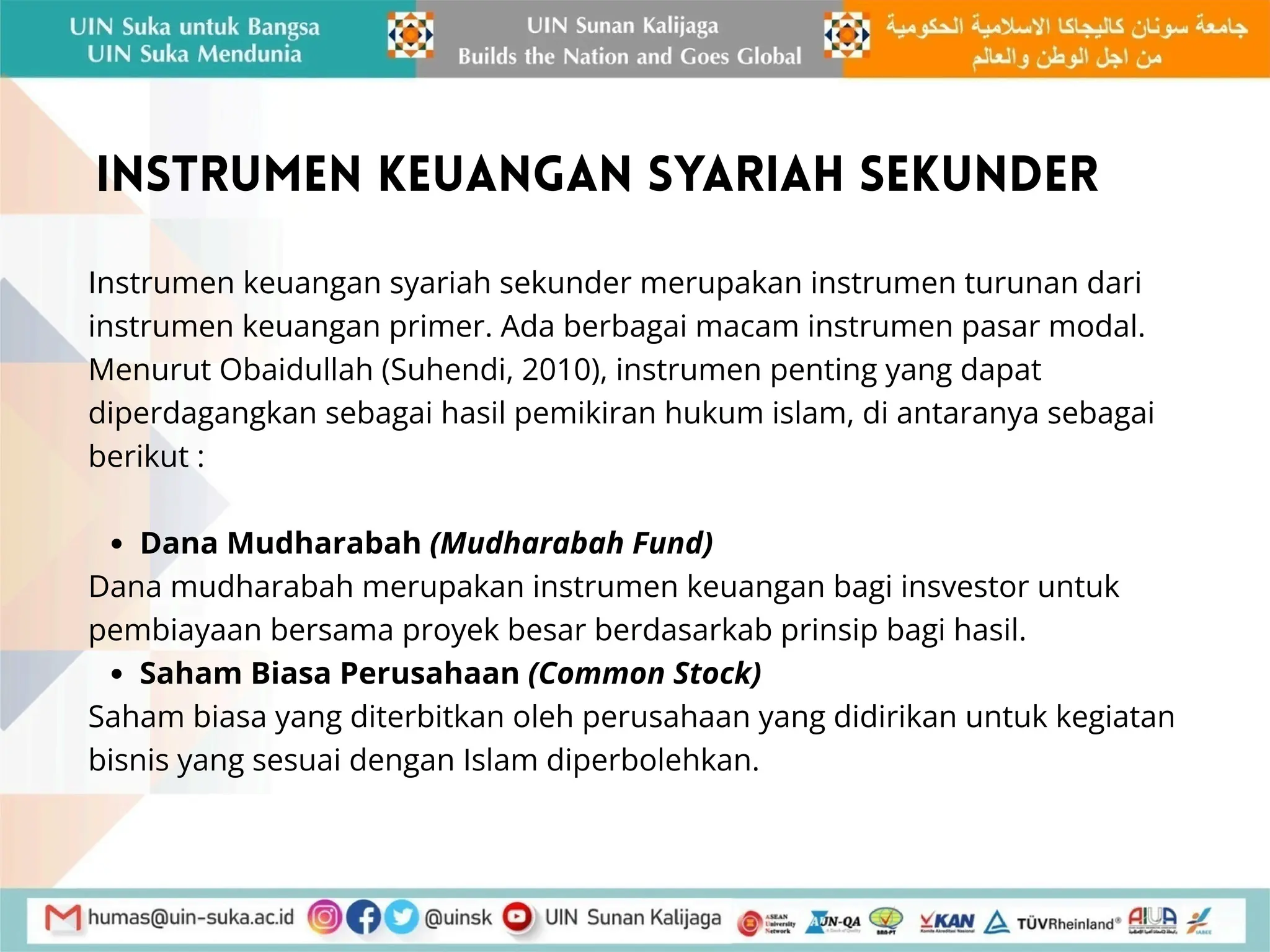 Instrumen Keuangan Syariah-Instrumen keuangan syariah adalah produk ...