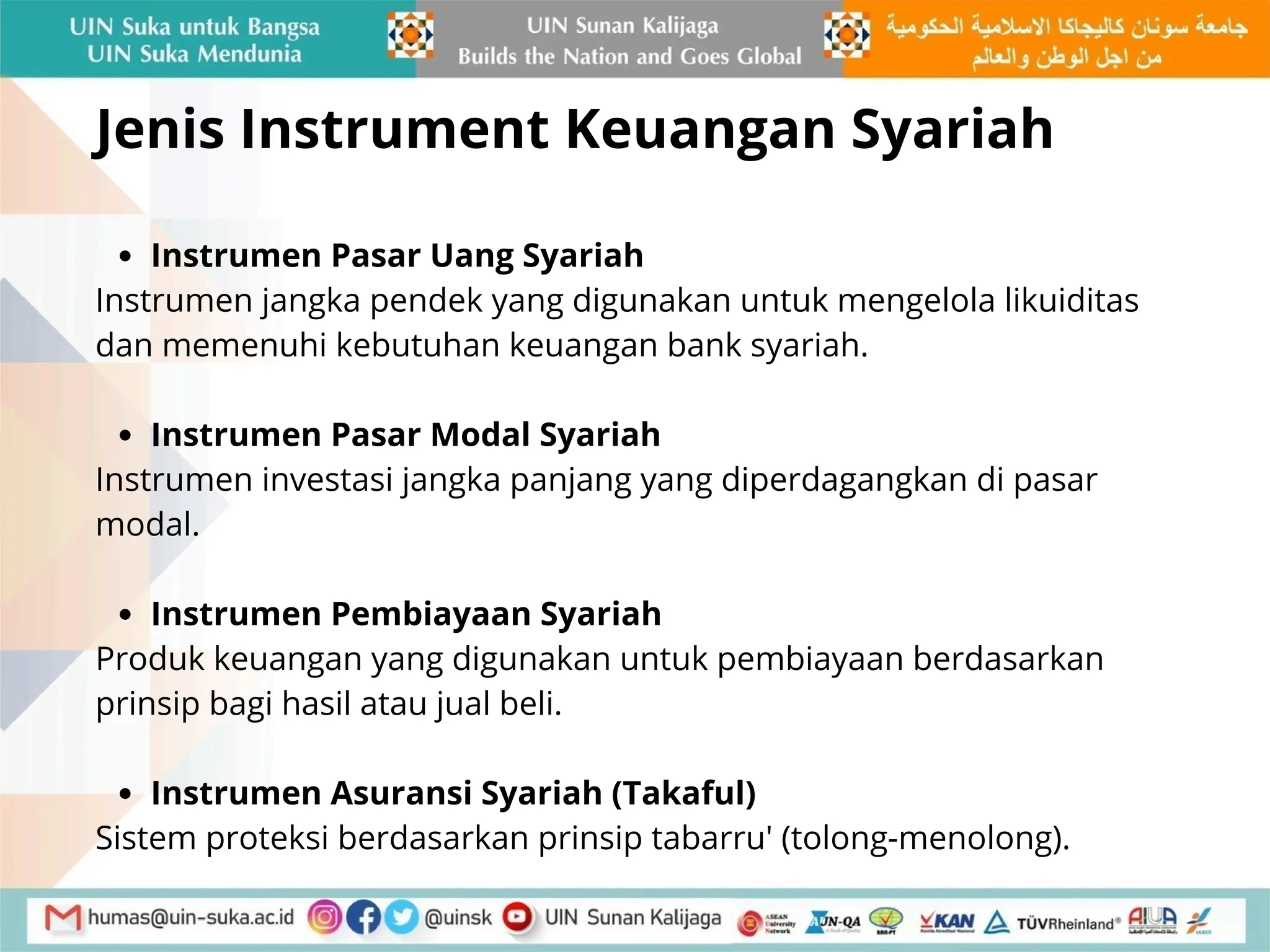 Instrumen Keuangan Syariah-Instrumen keuangan syariah adalah produk ...