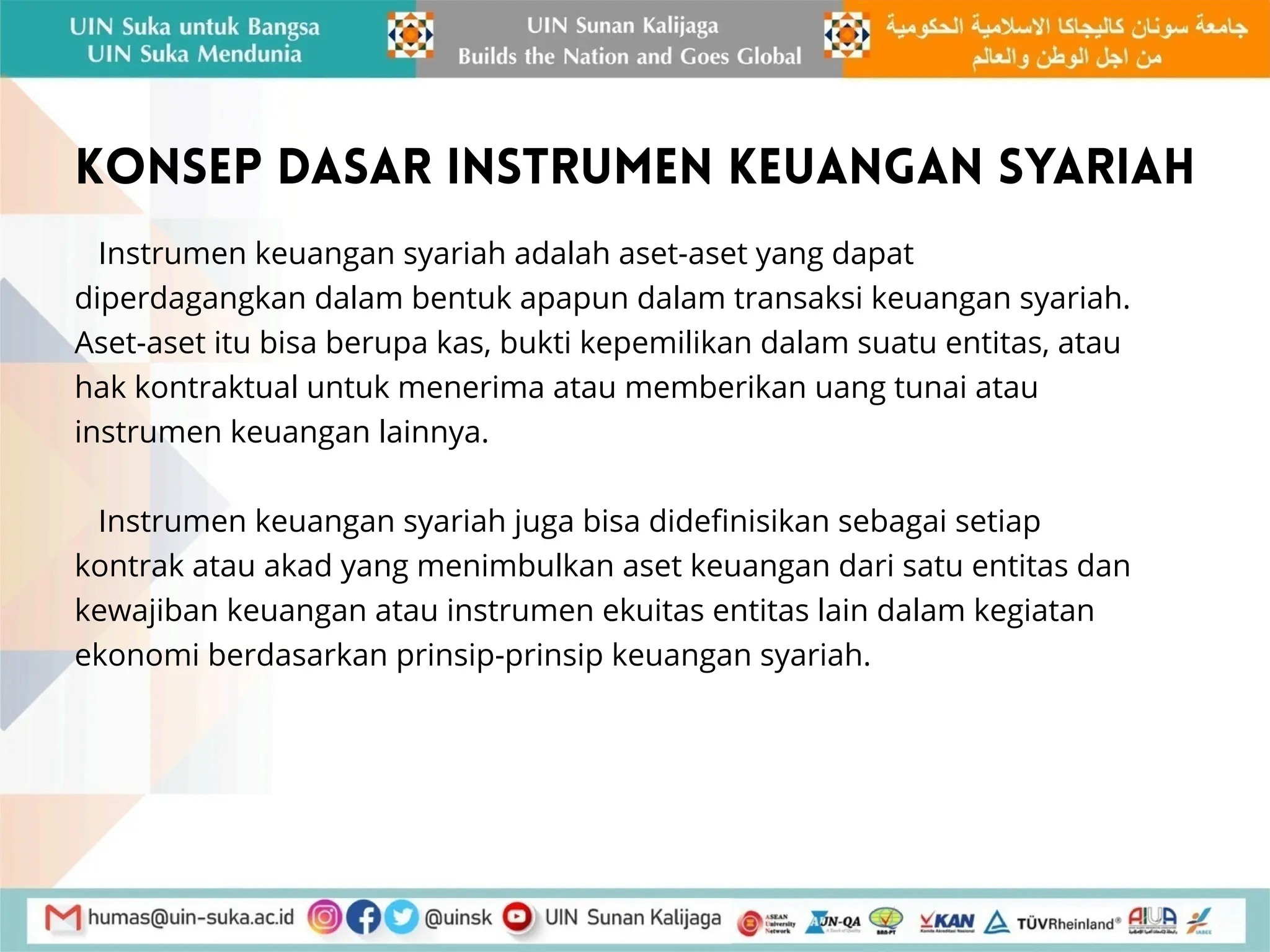 Instrumen Keuangan Syariah-Instrumen keuangan syariah adalah produk ...